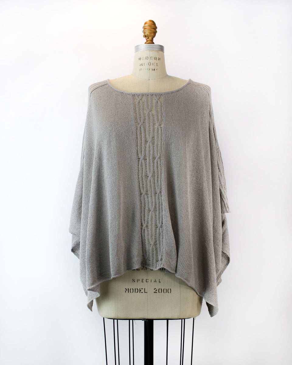 Cotton Bamboo Blend Beach Poncho – Beyond Threads